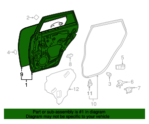 Toyota Door Shell 67003-12B70 | Auto Parts
