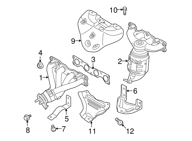 28511-2G000 - Exhaust Manifold 2009-2013 Kia | Kia.Parts Store