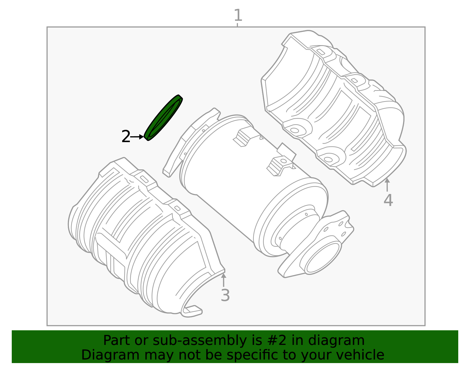 2020-2025 Chevrolet Corvette Catalytic Converter Gasket 12672379 GM ...