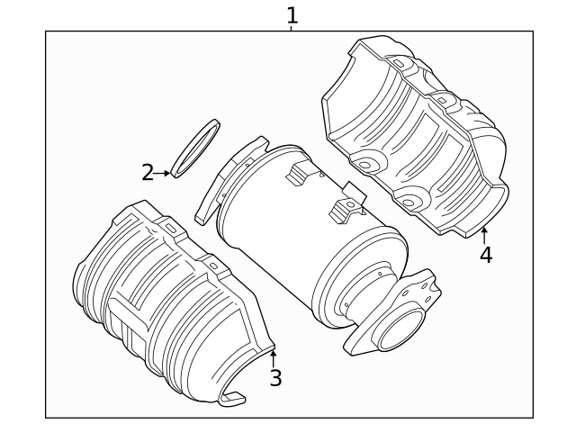 2020-2025 Chevrolet Corvette Passenger Side Warm Up Three-Way Catalytic ...