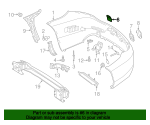 205-885-05-24-9775 - Tow Hook Cover 2017-2021 Mercedes-Benz ...