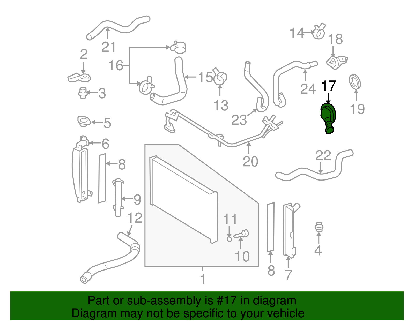 16321-22070 - Thermostat Housing 2000-2008 Toyota | Longo Toyota Parts