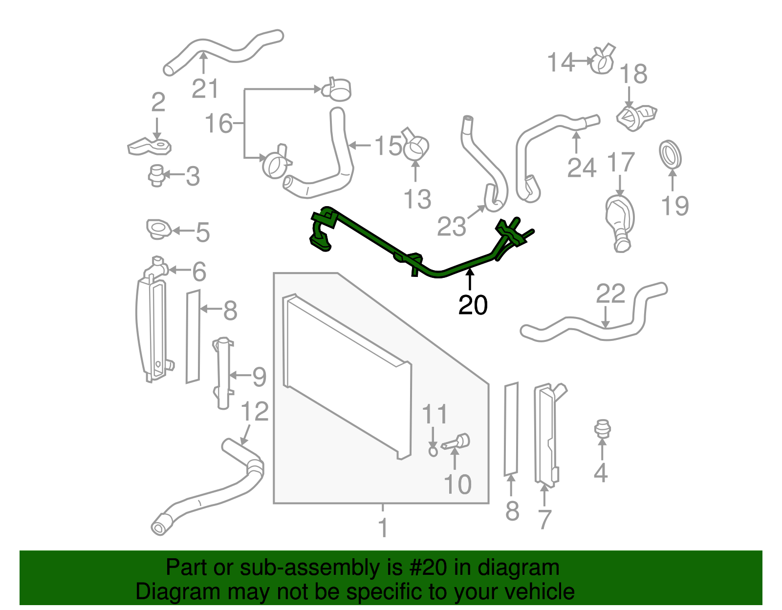 16268-22161 - By-Pass Pipe 2005-2008 Toyota | Longo Toyota Parts