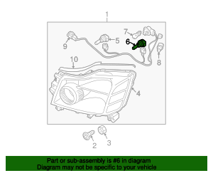 26296-9B90E - Bulb 2002-2015 Nissan | Nissan Parts & Accessories Online