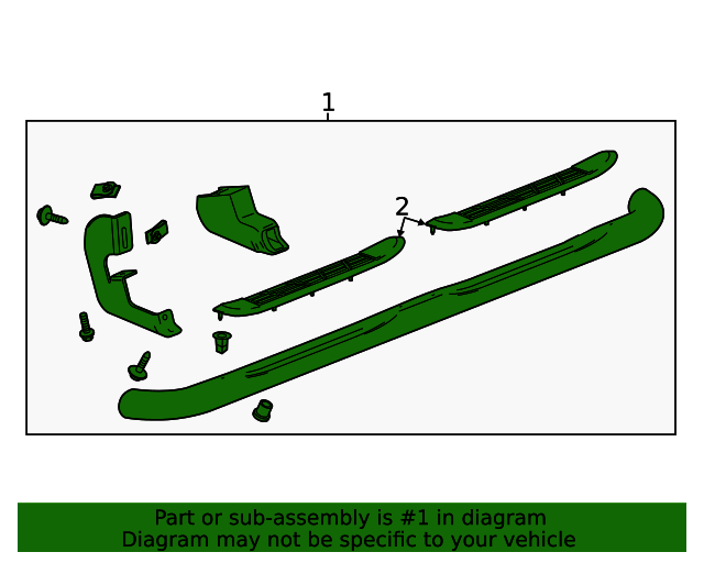 2020-2024 GM Running Board Step 84388997 GM | GMPartsDirect.com