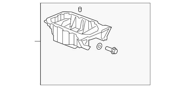 2007-2012 Acura RDX Oil Pan 11200-RWC-A00 | OEMAcuraPart