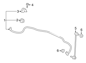 2010-2019 GM Front Suspension Stabilizer Bar Link 13282833 GM ...