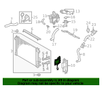 2019-2022 Toyota Radiator Air Seal 16562-37060 | OEM Parts Online