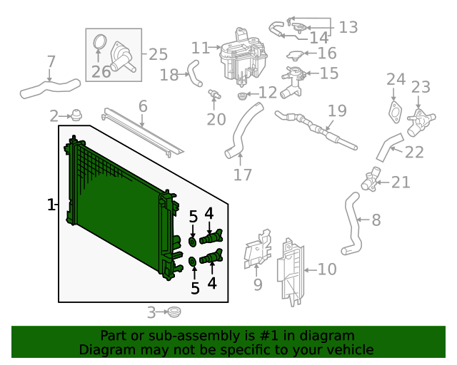 16400-37380 - Radiator Assembly - 2020-2022 Toyota | OEM Genuine Toyota ...