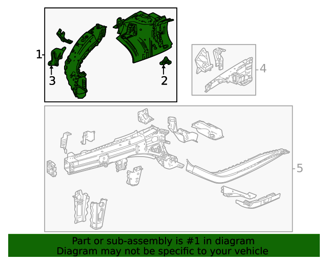 Front Driver Side Wheelhouse Panel 60008381 | AutoNationParts.com