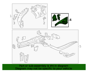 60003497 - Upper Rail 2020-2023 GM | Gateway Buick GMC Parts