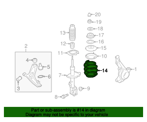 2010 Kia Soul | Coil Spring | 54630-2K000 | Kia Auto Parts