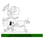 2014-2019 Nissan Inner Rail Side Support F2521-3ANMA | Nissan Parts Store