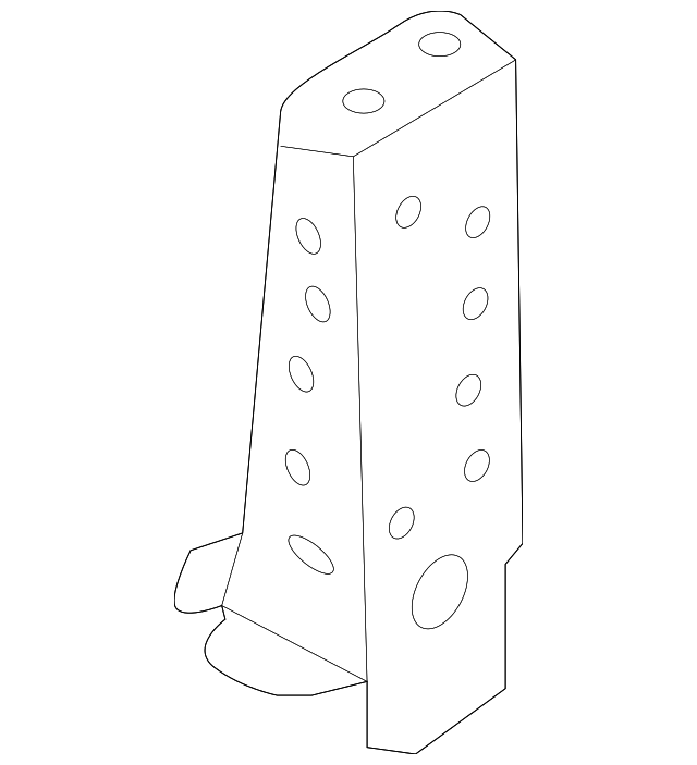 2014-2019 Nissan Inner Rail Side Support F2520-9KZMA | Boro Nissan Parts