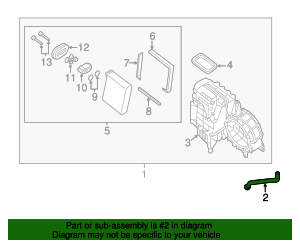 2013-2015 Infiniti Drain Hose 92590-3JA0A | OEM Parts Online