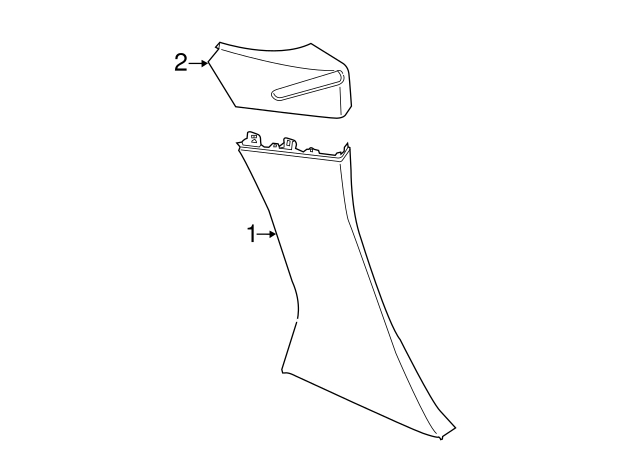 981-555-451-04-4H0 - Interior Quarter Panel Trim Panel 2013-2016 ...