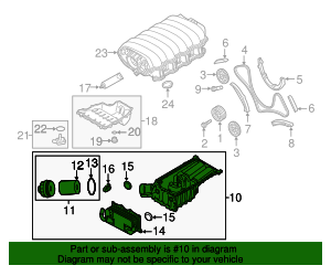 2011-2014 Porsche Cayenne Upper Oil Pan 948-107-071-12 | Sunset Porsche ...