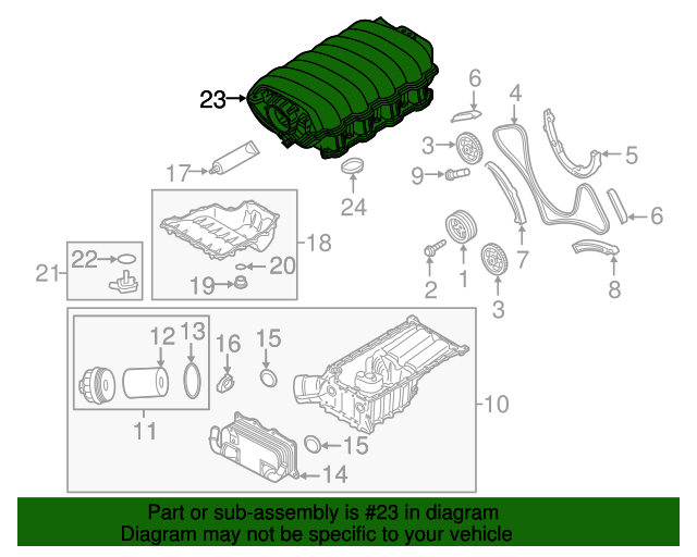 Intake Air Distributor 948-110-016-42 | Gaudin Porsche Parts
