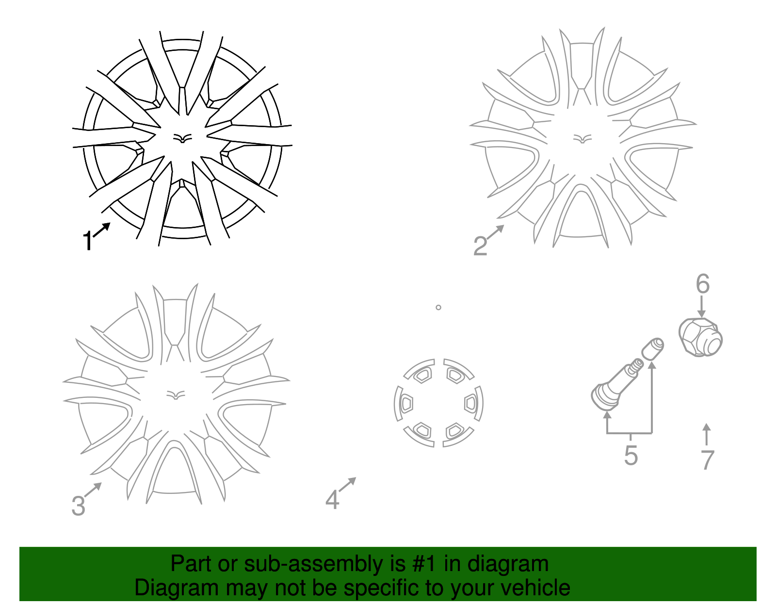 2014-2017 Mazda 6 Wheel, Alloy 9965-18-7570 | Retail Performance Auto Parts