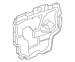 2006-2010 Hummer Deflector Assembly-Front S/D Wat 25958439 ...