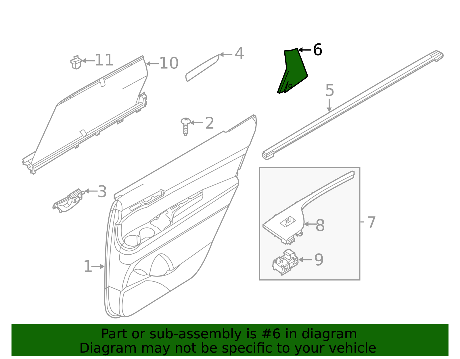 2020-2025 Hyundai Palisade Corner Trim 83930-S8000-CA | Hyundai ...