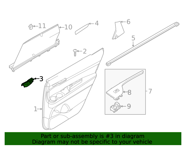 2020-2022 Hyundai Palisade Handle, Outside 83660-S8000 | OEM Parts Online