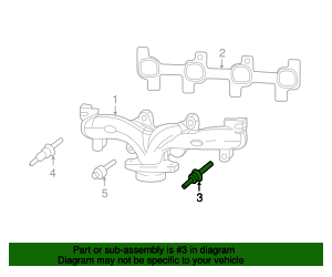 2002-2012 Mopar Exhaust Manifold Mount Stud 06508220AA | Mopar Parts Canada