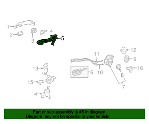 2016-2018 Toyota Tacoma Handle Base 69204-04020 | OEPartsQuick