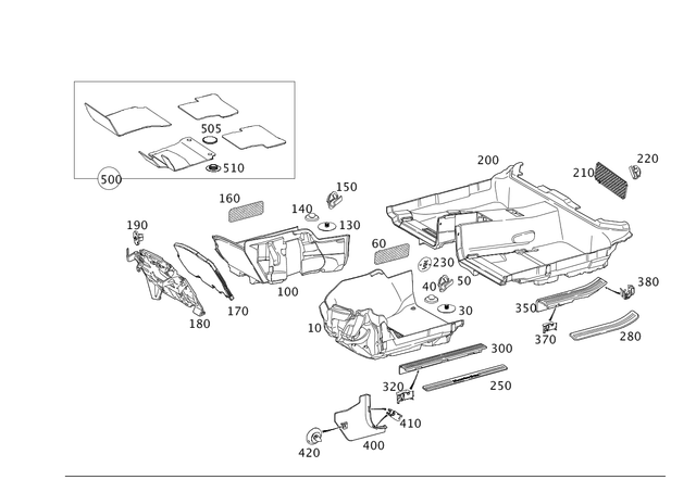 204-684-02-37 - Bracing 2008-2018 Mercedes-Benz | Mercedes-Benz USA Parts