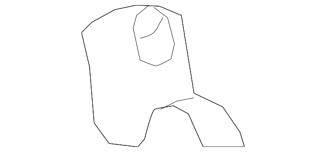 84608640 - Driver Side Exhaust Front Pipe Heat Shield 2019-2025 GM ...