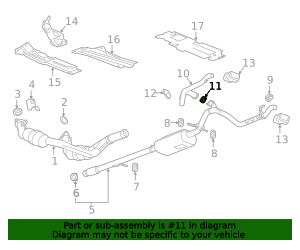 2011-2025 GM Exhaust Gasket 22816982 GM | GMPartsDirect.com