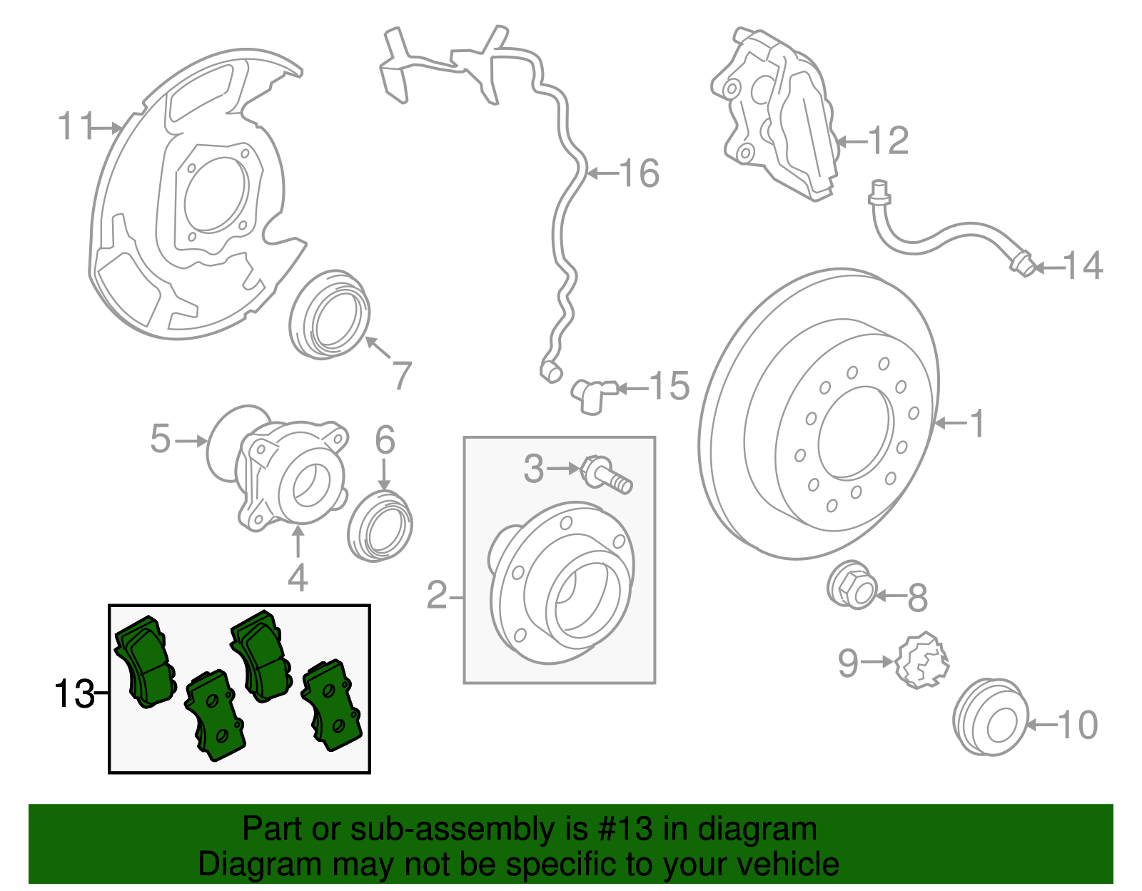 Genuine Toyota Land Cruiser Front Brake Pads 04465-60280 | Frontier Toyota