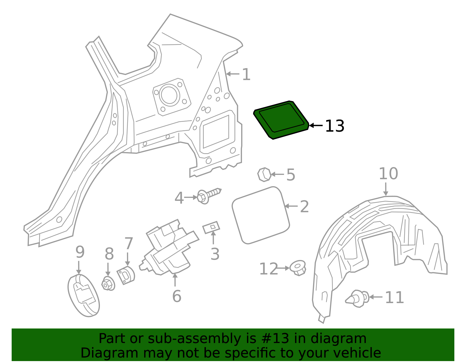 Genuine Toyota Pressure Vent part# 62940-0R030 for 2019-2024 Toyota ...