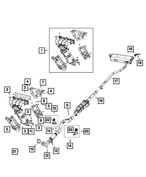 Exhaust System for 2018 Jeep Compass | Mopar eStore