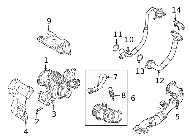 2019-2020 Jeep Renegade Turbocharger Stud 68469924AA | TascaParts.com