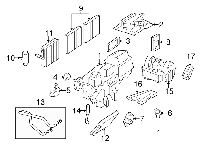 221-832-64-94 - Drain Hose 2007-2014 Mercedes-Benz | Mercedes-Benz USA ...