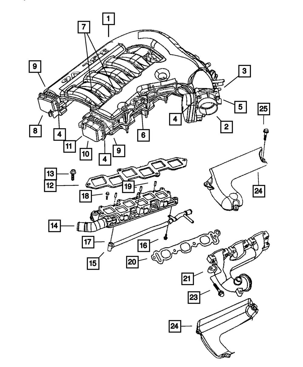 Manifold Tuning Valve Actuator Package | 2006 Mopar - SKU: 5135984AC ...