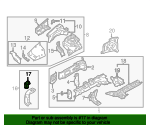 5220H015 - Side Support Bracket 2014-2022 Mitsubishi | Mitsubishi ...