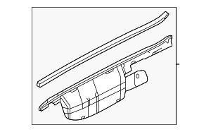 2016-2020 Toyota Mirai Fender Reinforcement Bar 53807-62010 | Toyota ...