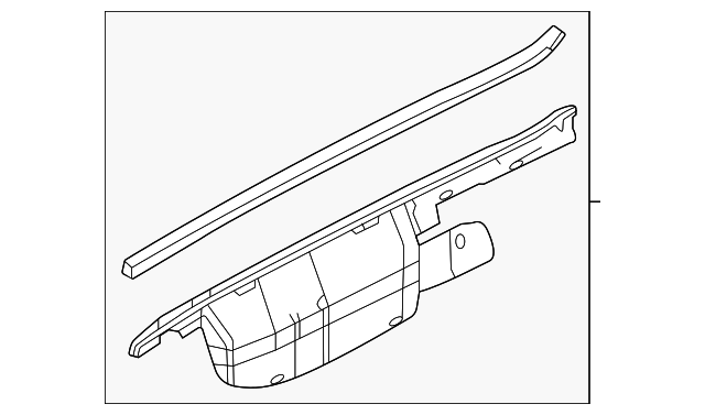 2016-2020 Toyota Mirai Upper Reinforced 53808-62010 | Toyota Parts Center