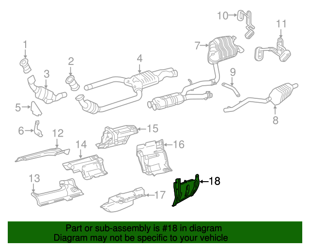 207-680-01-22 - Heat Shield 2010-2017 Mercedes-Benz | Mercedes-Benz USA ...