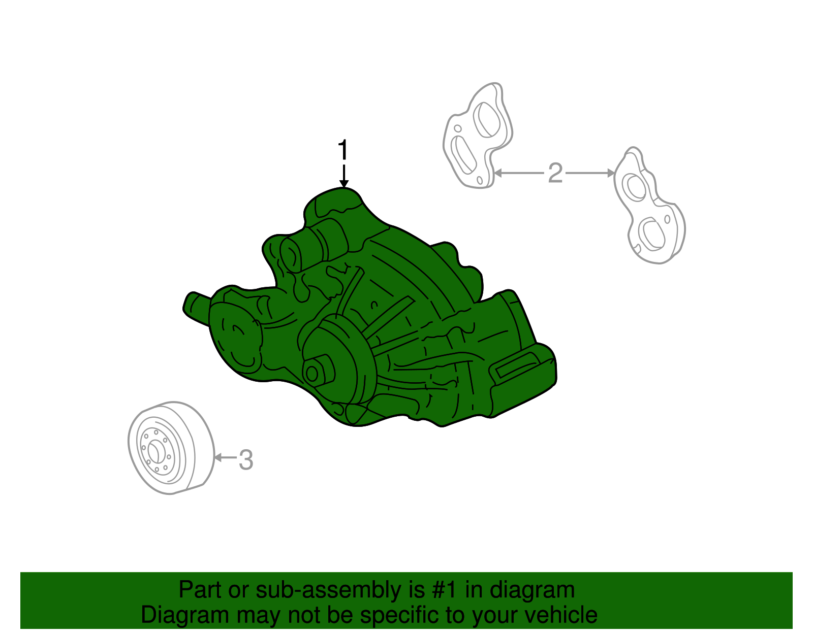 12703898 - Water Pump Kit 2003-2006 GM | GM Wholesale Direct