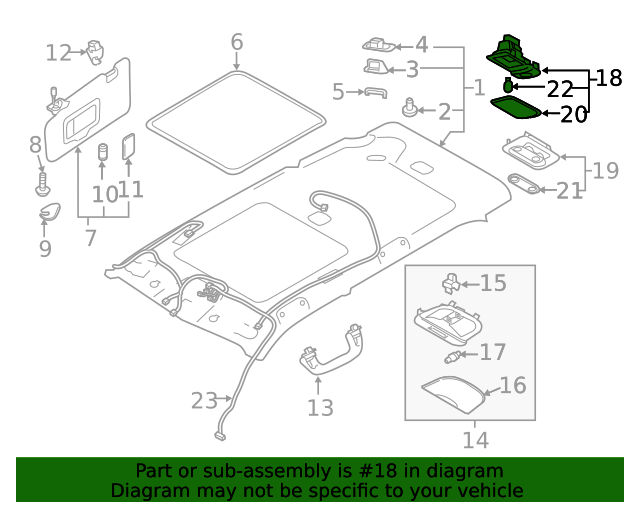 2019-2024 Subaru Rear Gate Light 84671SJ100VH | OEM Subaru Parts Center