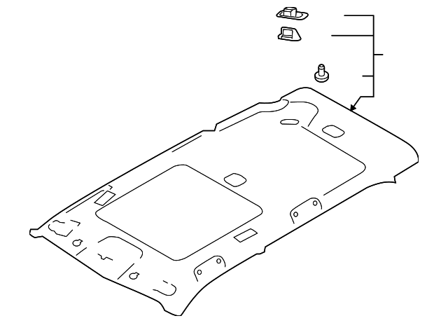 2019-2021 Subaru Forester Headliner 94415SJ030ME | Subaru Parts Store