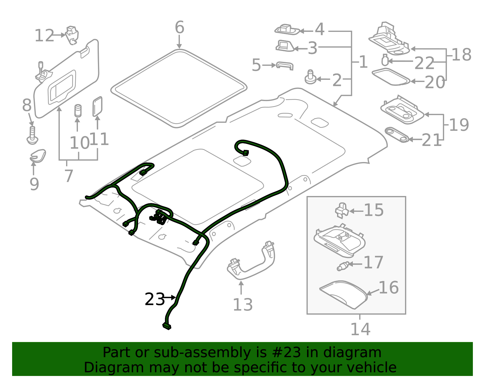 2022-2024 Subaru Forester Harness 81808SJ010 | Subaru Parts Guys