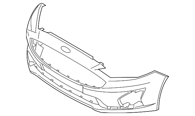 Genuine OEM Ford Part - Bumper Cover KS7Z-17D957-ADPTM | Genuine OEM ...