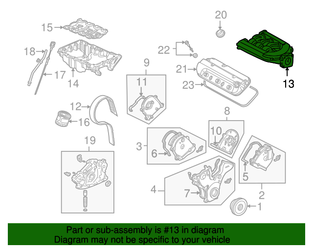 17100-P8A-A01 - Intake Manifold - 1998-1999 Honda Accord | Genuine ...