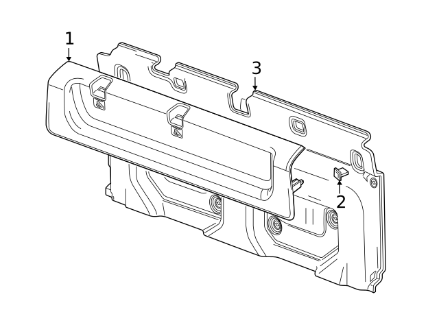 84679934 GM Rear Panel Trim | GM Parts Store