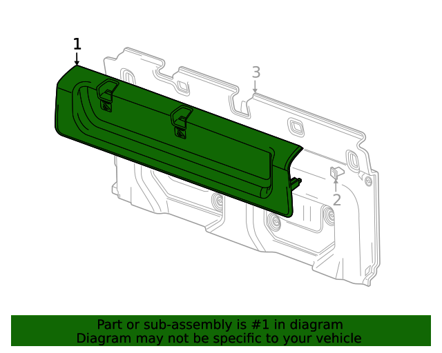 84679934 GM Rear Panel Trim | GM Parts Store