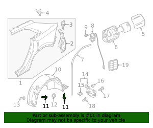 WHT-003-954 - Bumper Cover Bolt 2012-2023 Audi | Audi OEM Parts